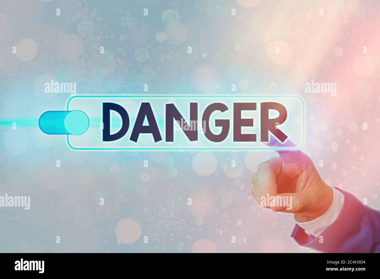 Conceptual hand writing showing Danger. Concept meaning general word ...