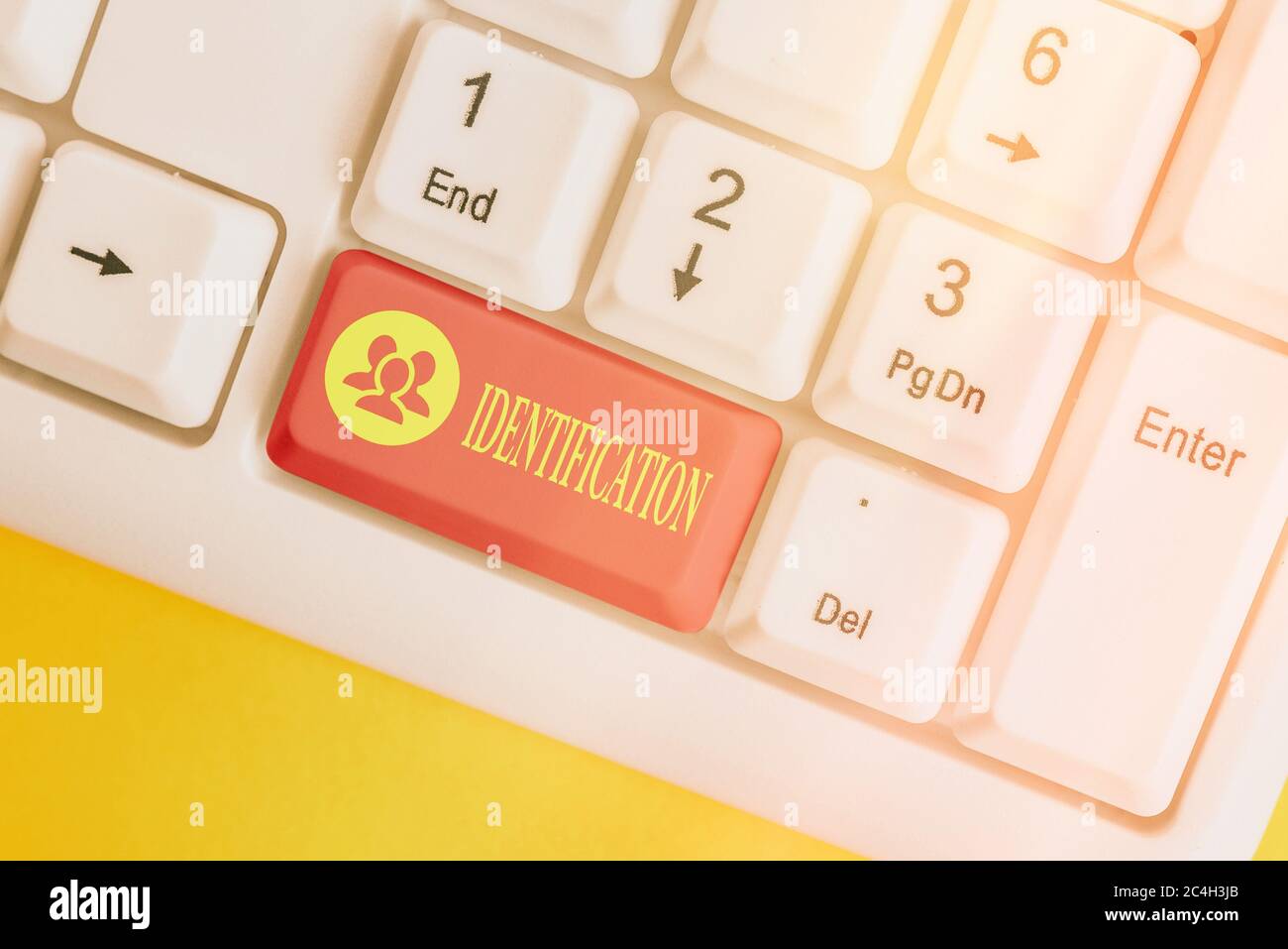 Word writing text Identification. Business photo showcasing an action ...