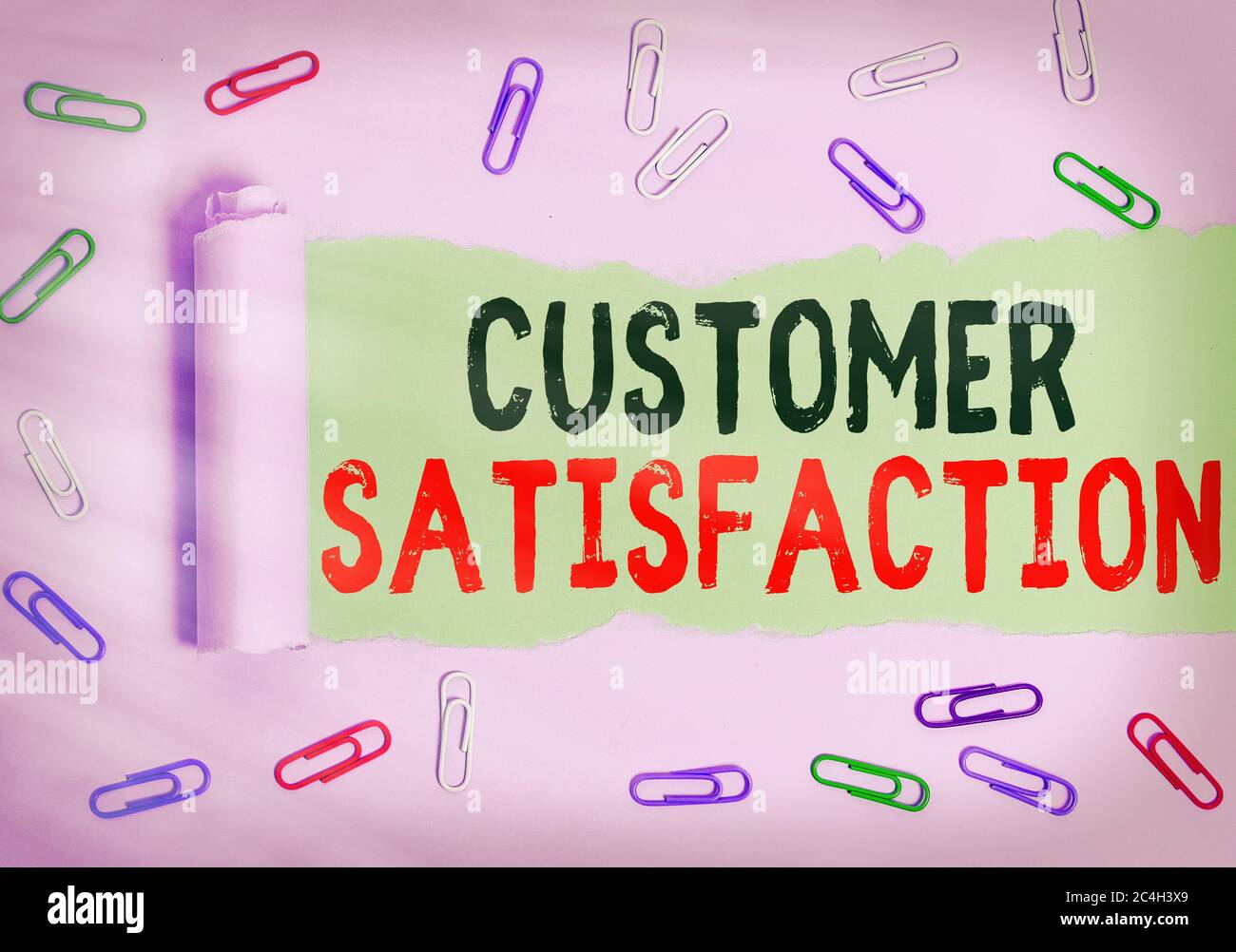 Text sign showing Customer Satisfaction. Business photo showcasing ...