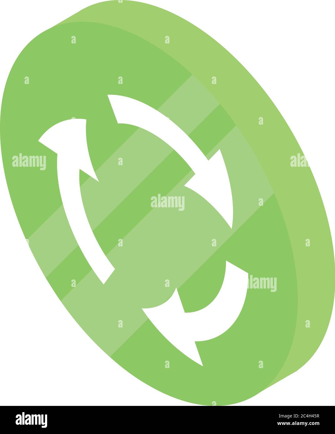 Recycle sign icon, isometric style Stock Vector Image & Art - Alamy