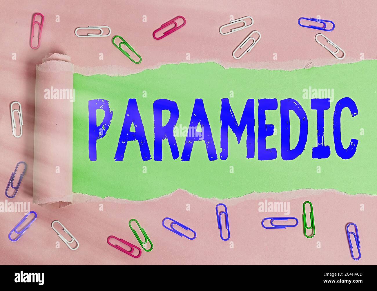 Word writing text Paramedic. Business photo showcasing a health worker ...