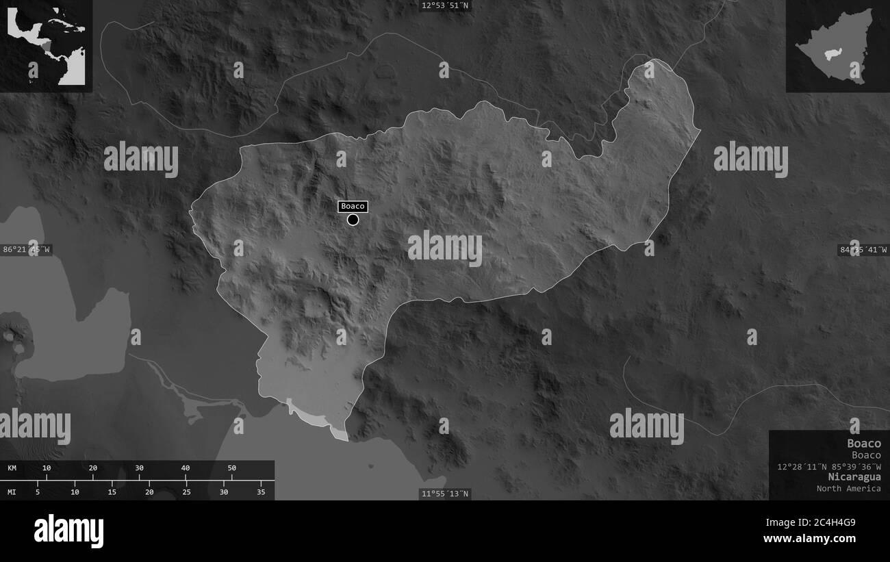 Boaco department nicaragua grayscale hi-res stock photography and ...