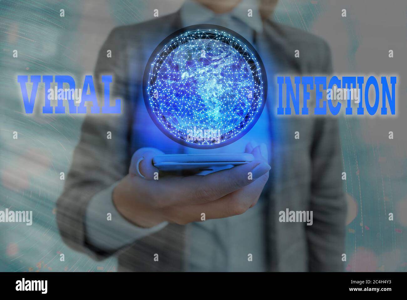 Text sign showing Viral Infection. Business photo showcasing Specific ...