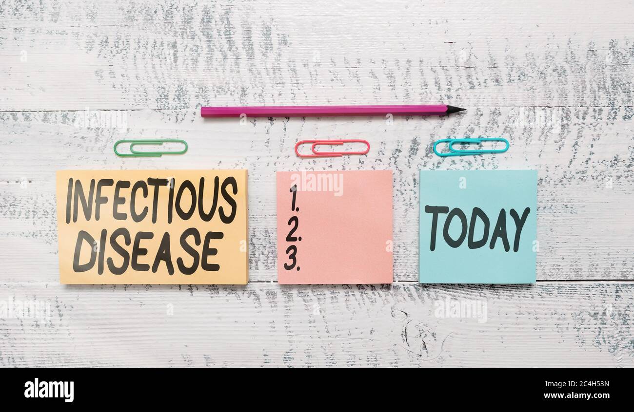 Text sign showing Infectious Disease. Business photo text caused by ...