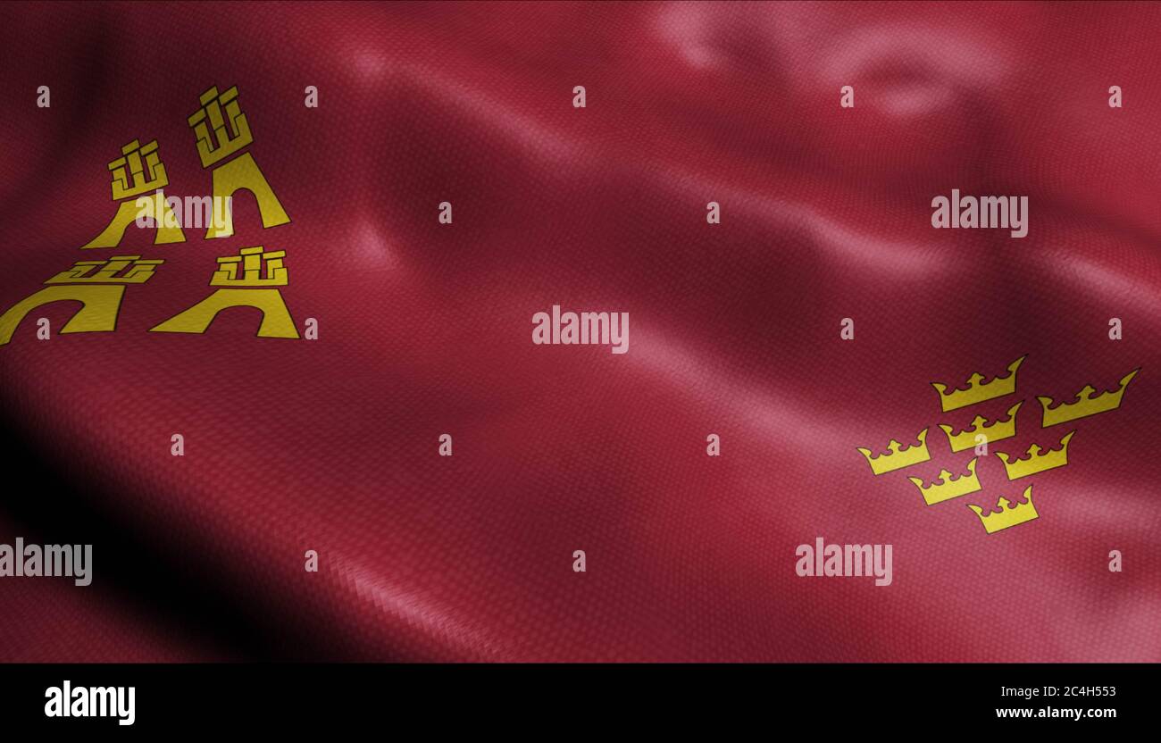 Flag Of The Region Of Murcia High Resolution Stock Photography and ...