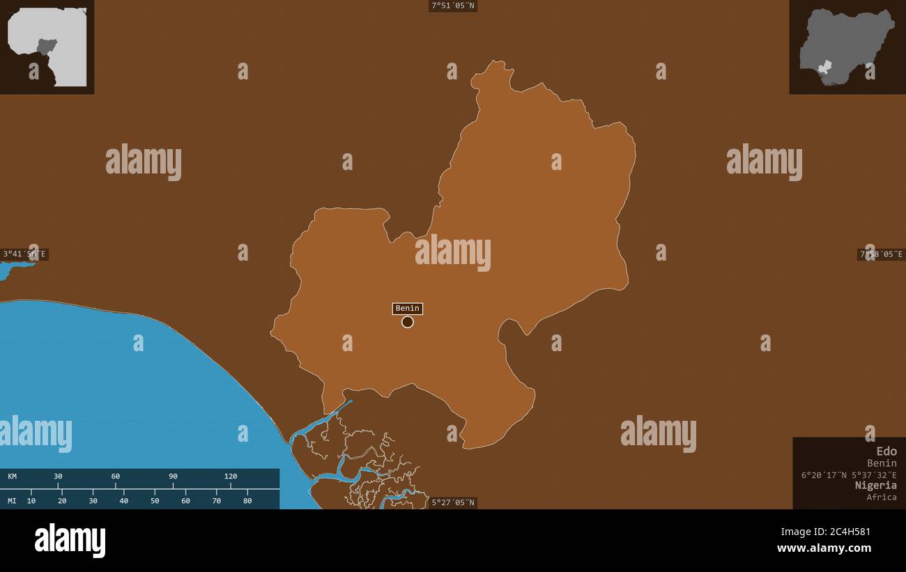 Edo outline map hi-res stock photography and images - Alamy