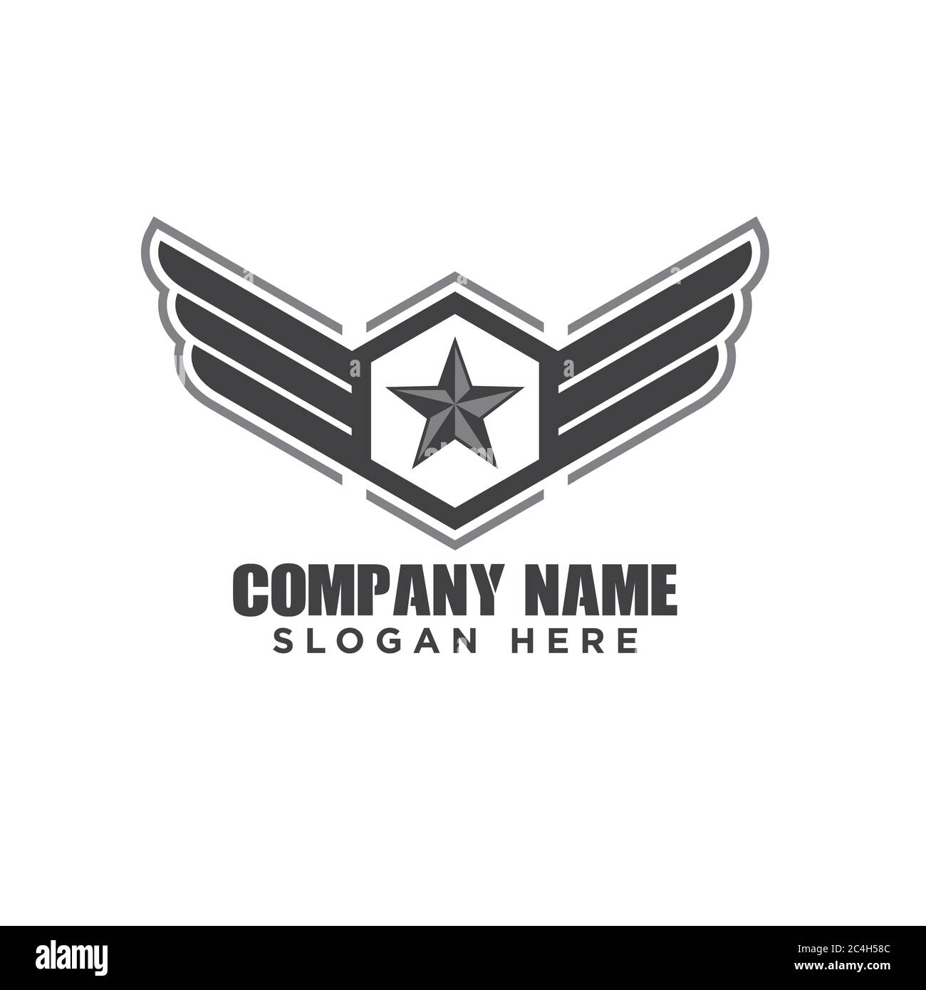 Star logo Black and White Stock Photos & Images - Alamy
