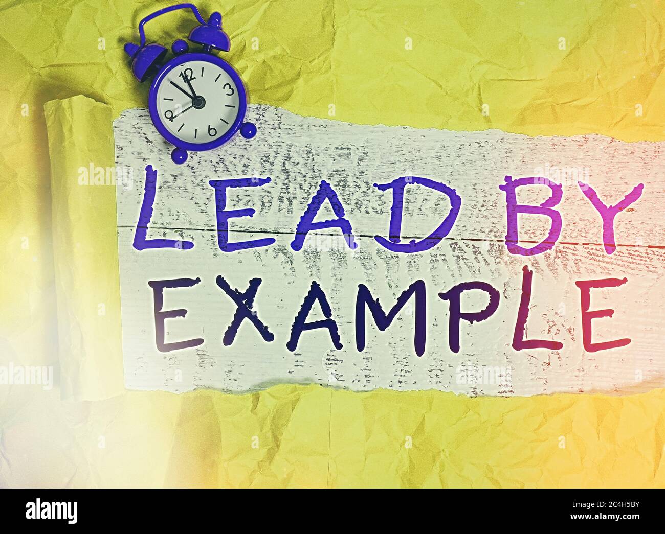 Handwriting text Lead By Example. Conceptual photo Be a role model by ...