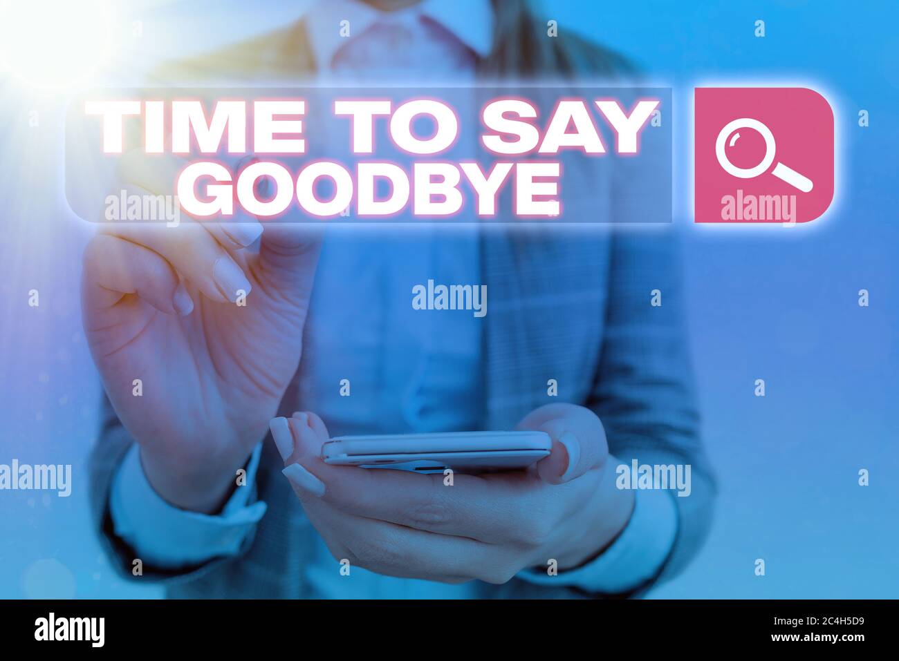 Handwriting text Time To Say Goodbye. Conceptual photo Farewell Parting ...