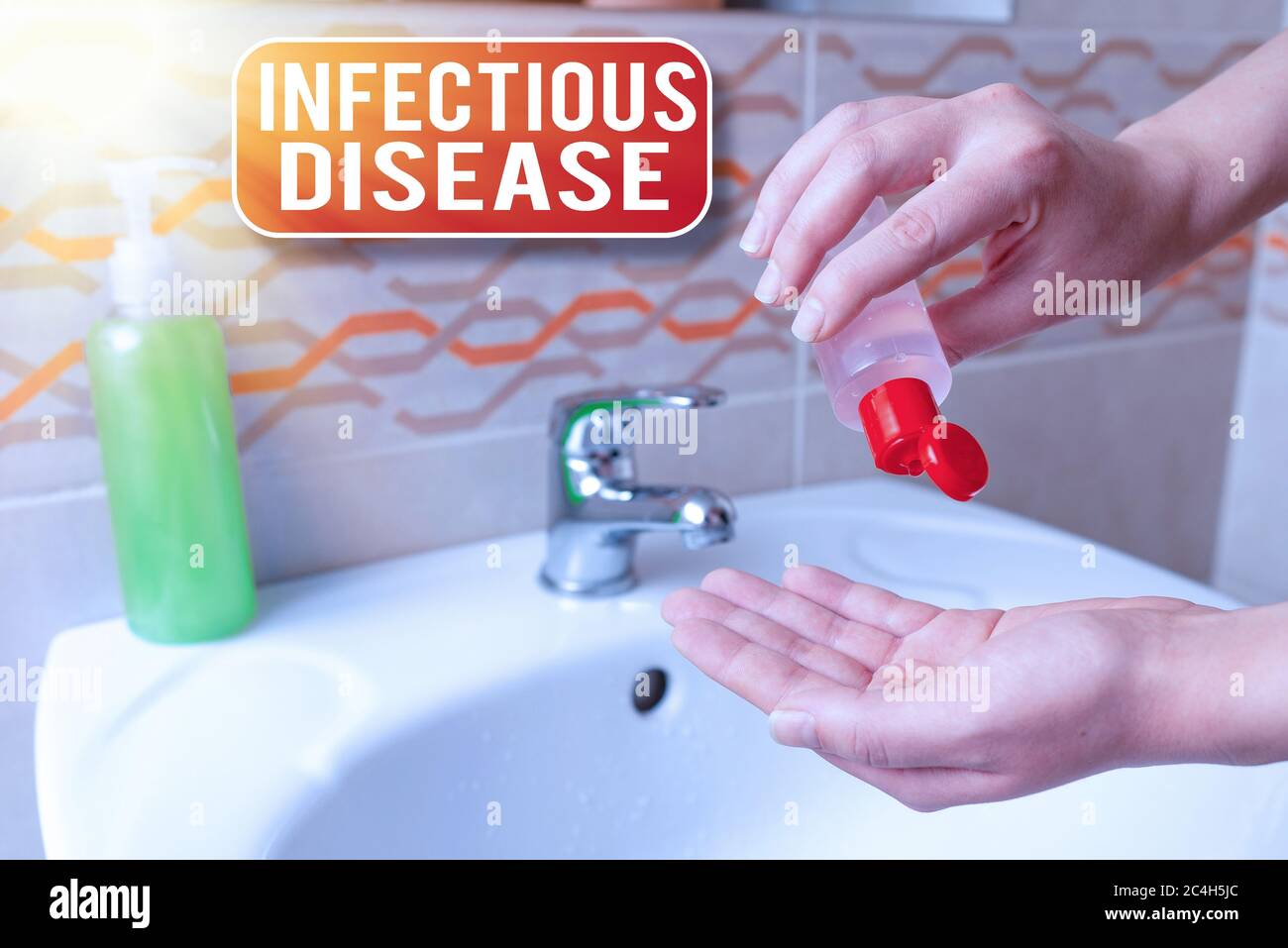 Conceptual hand writing showing Infectious Disease. Concept meaning ...