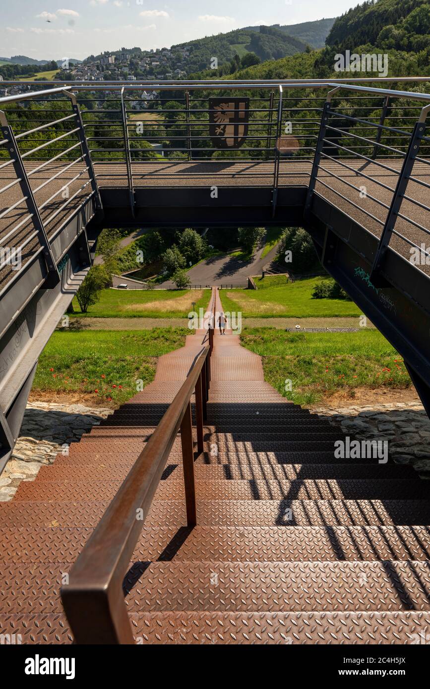 The Hennesee Lake, Hennetalsperre in the Sauerland, a reservoir ...