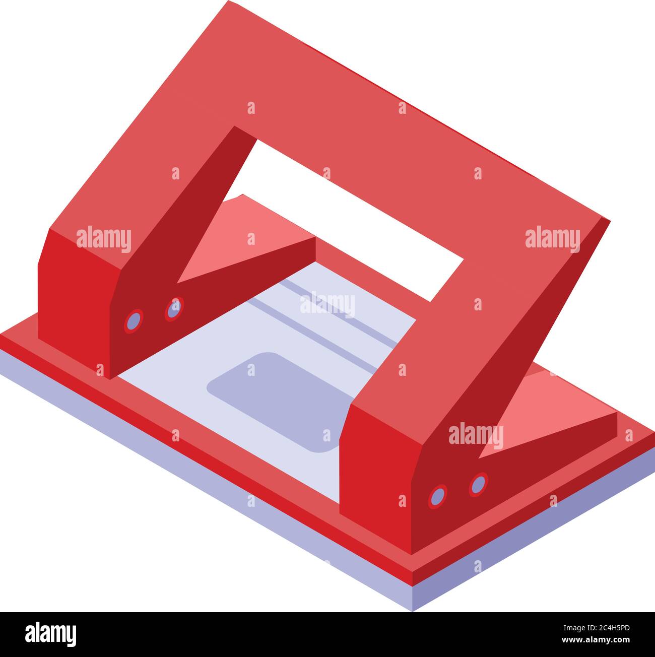Red hole punch Stock Vector Images - Alamy