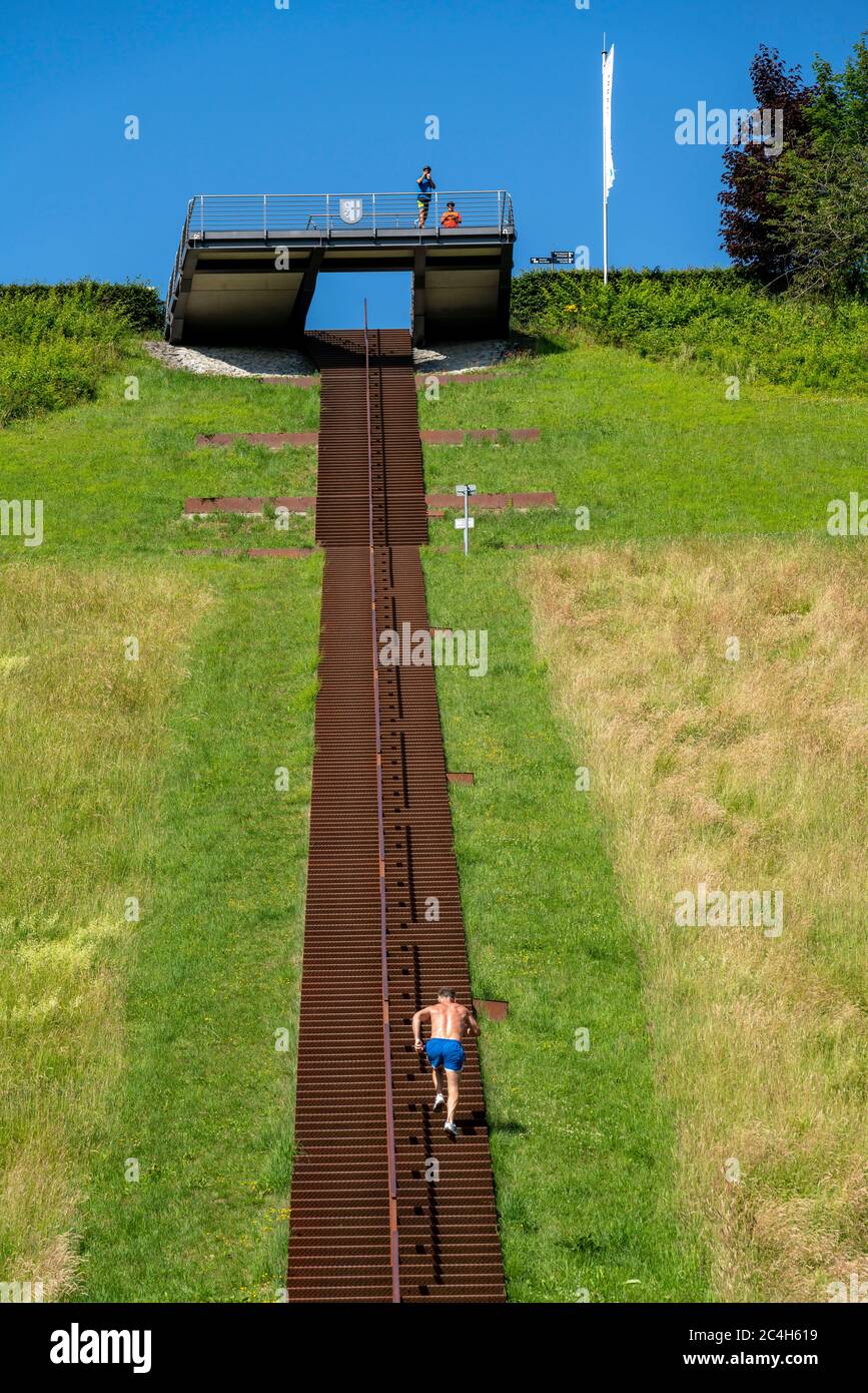 The Hennesee Lake, Hennetalsperre in the Sauerland, a reservoir ...