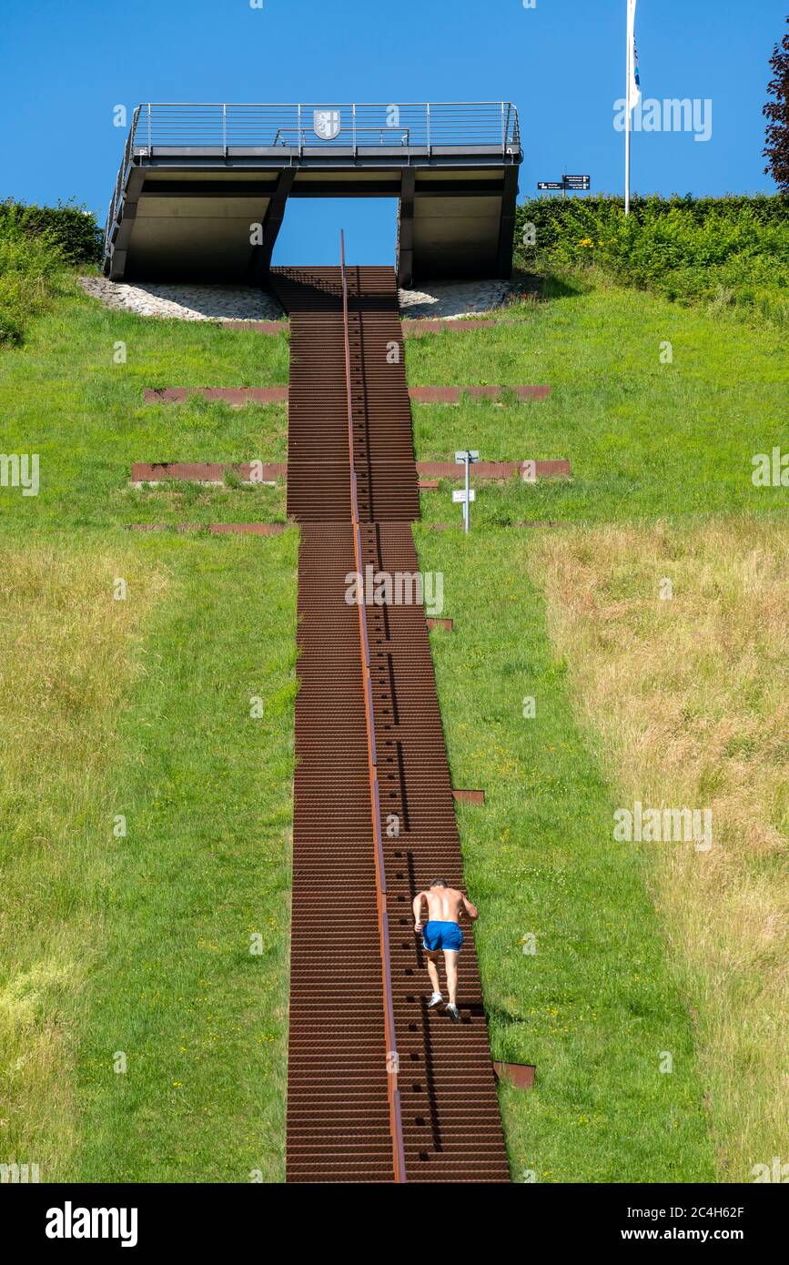 The Hennesee Lake, Hennetalsperre in the Sauerland, a reservoir ...