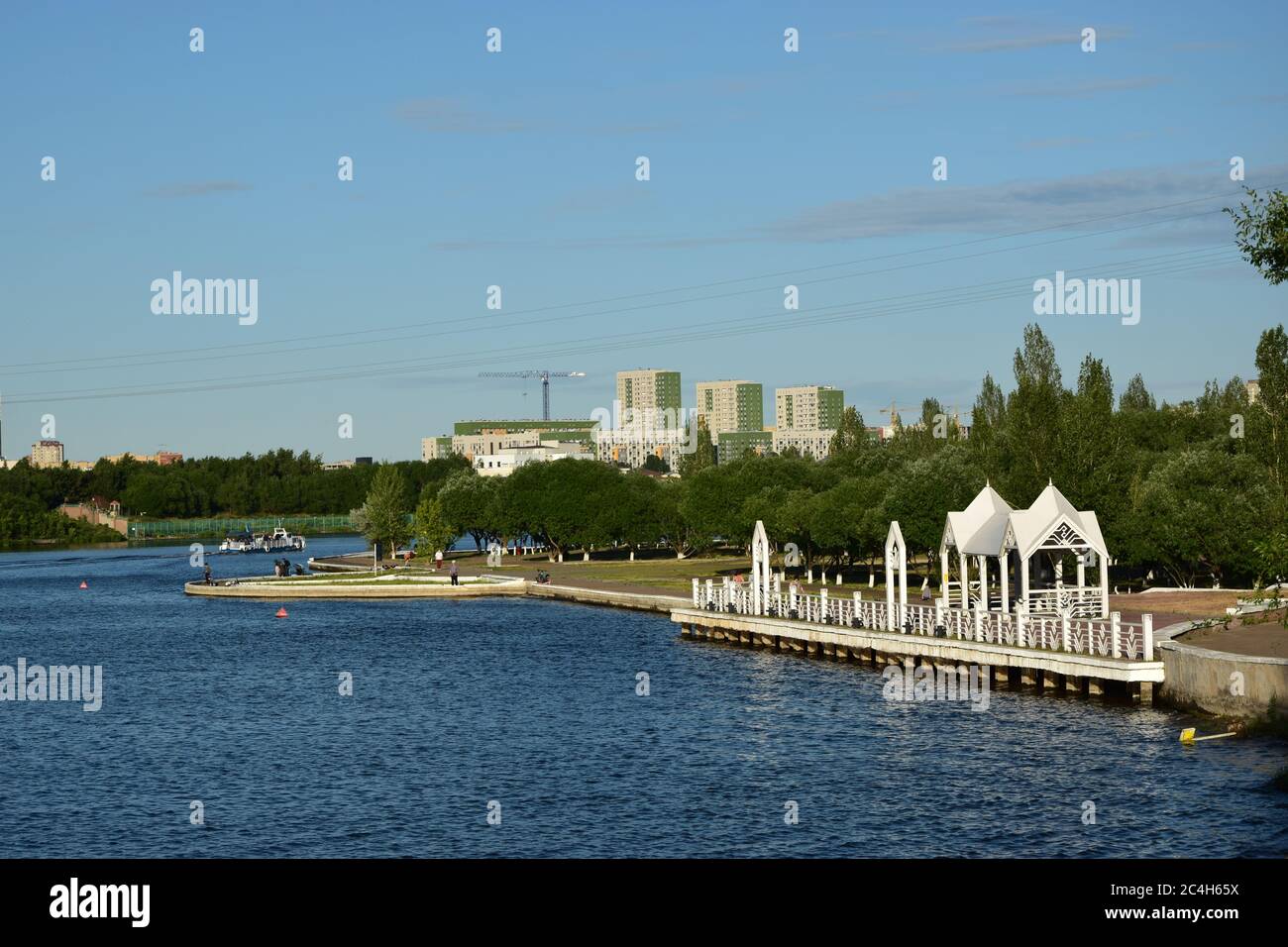 Astana river esil hi-res stock photography and images - Alamy