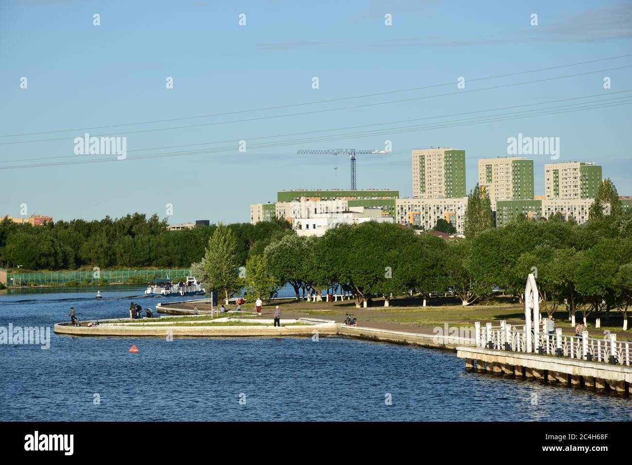 River esil astana hi-res stock photography and images - Alamy