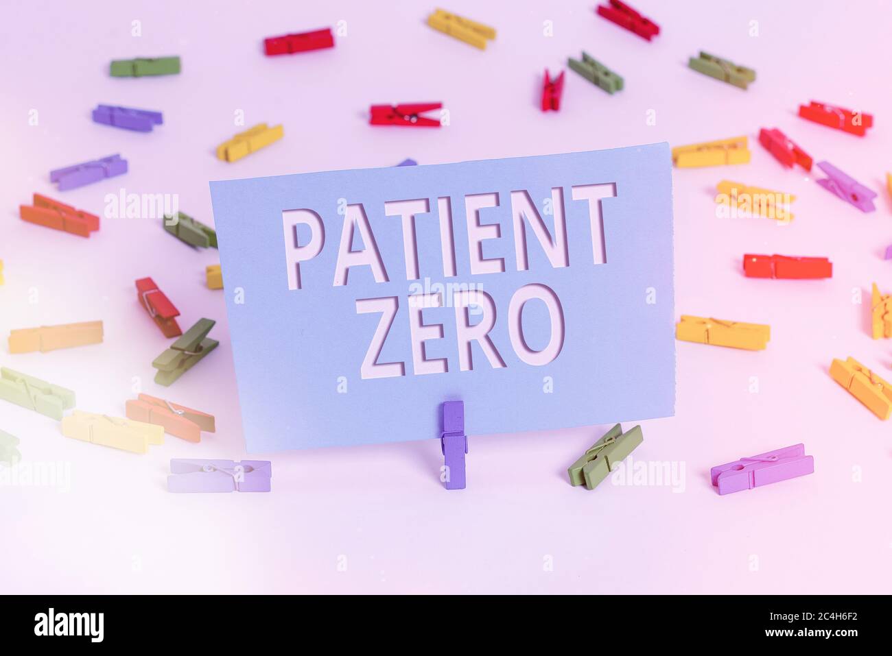 Text sign showing Patient Zero. Business photo text primary disease ...