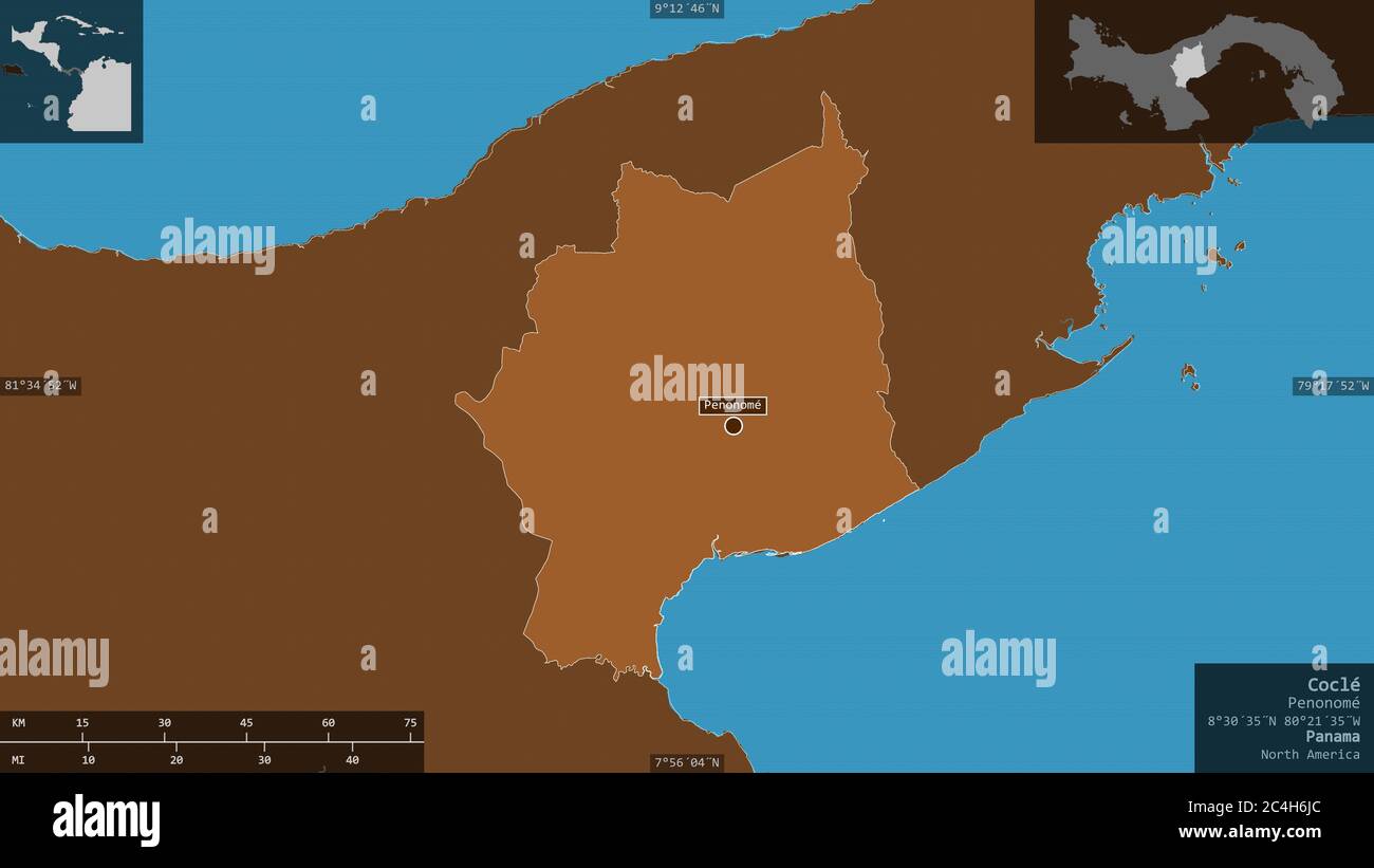 Cocle map hi-res stock photography and images - Alamy