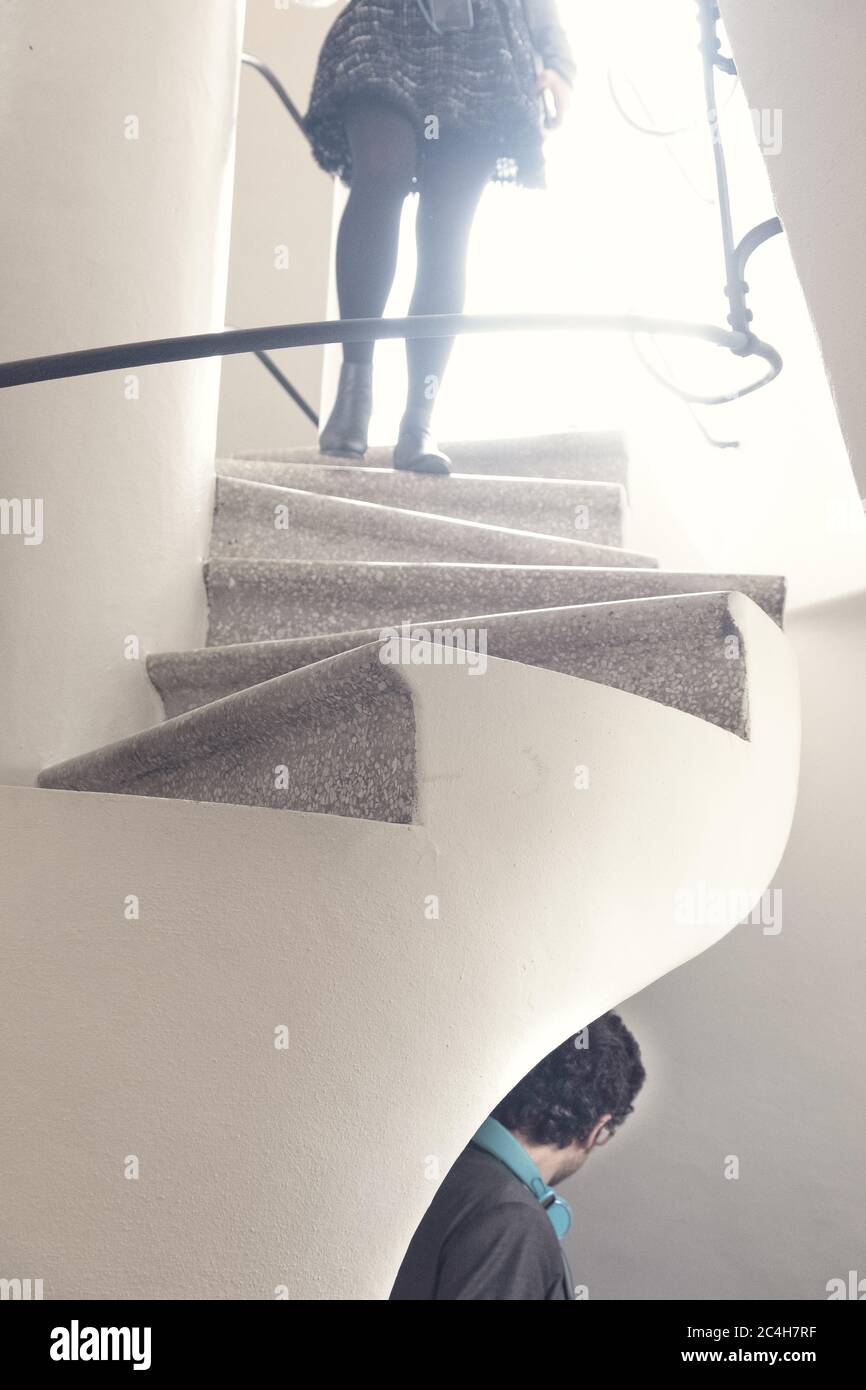 Curved steps hi-res stock photography and images - Alamy