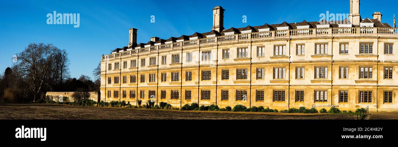 Panoramic view of the historic buildings in Cambridge, UK Stock Photo ...