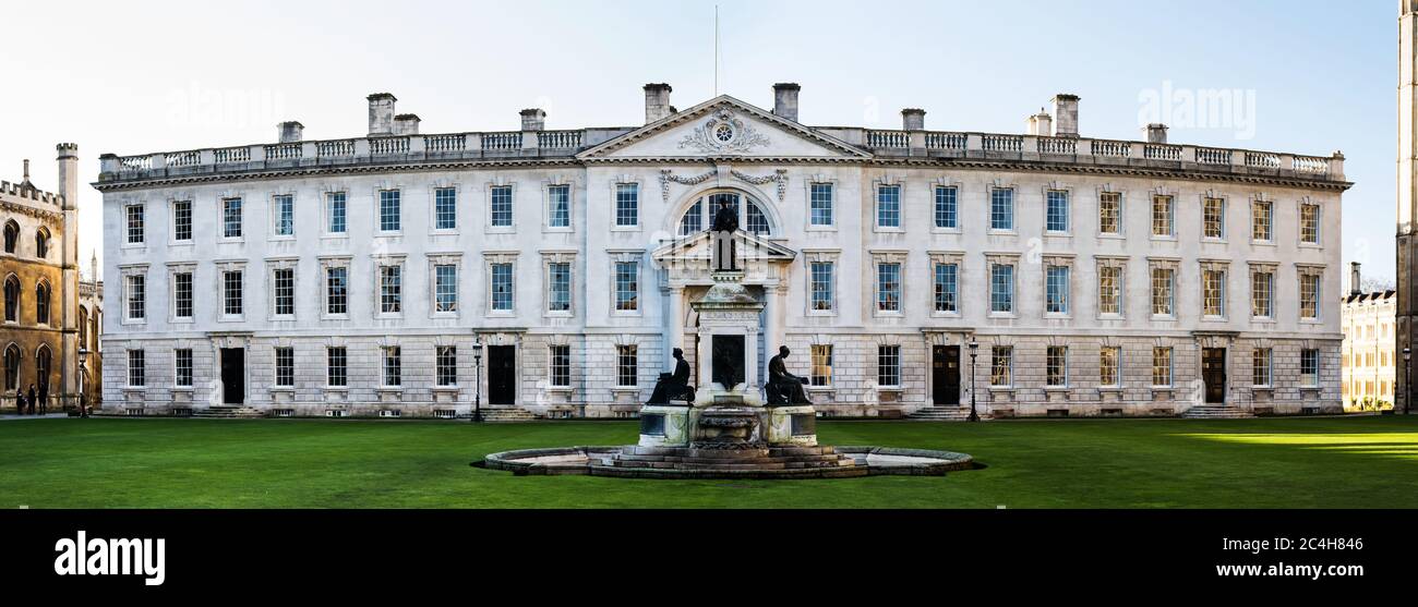 Panoramic view of the historic buildings in Cambridge, UK Stock Photo ...