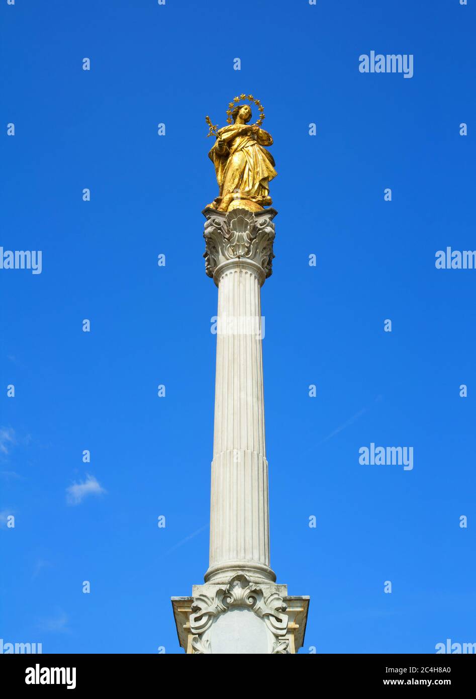 Plague column virgin mary hi-res stock photography and images - Alamy