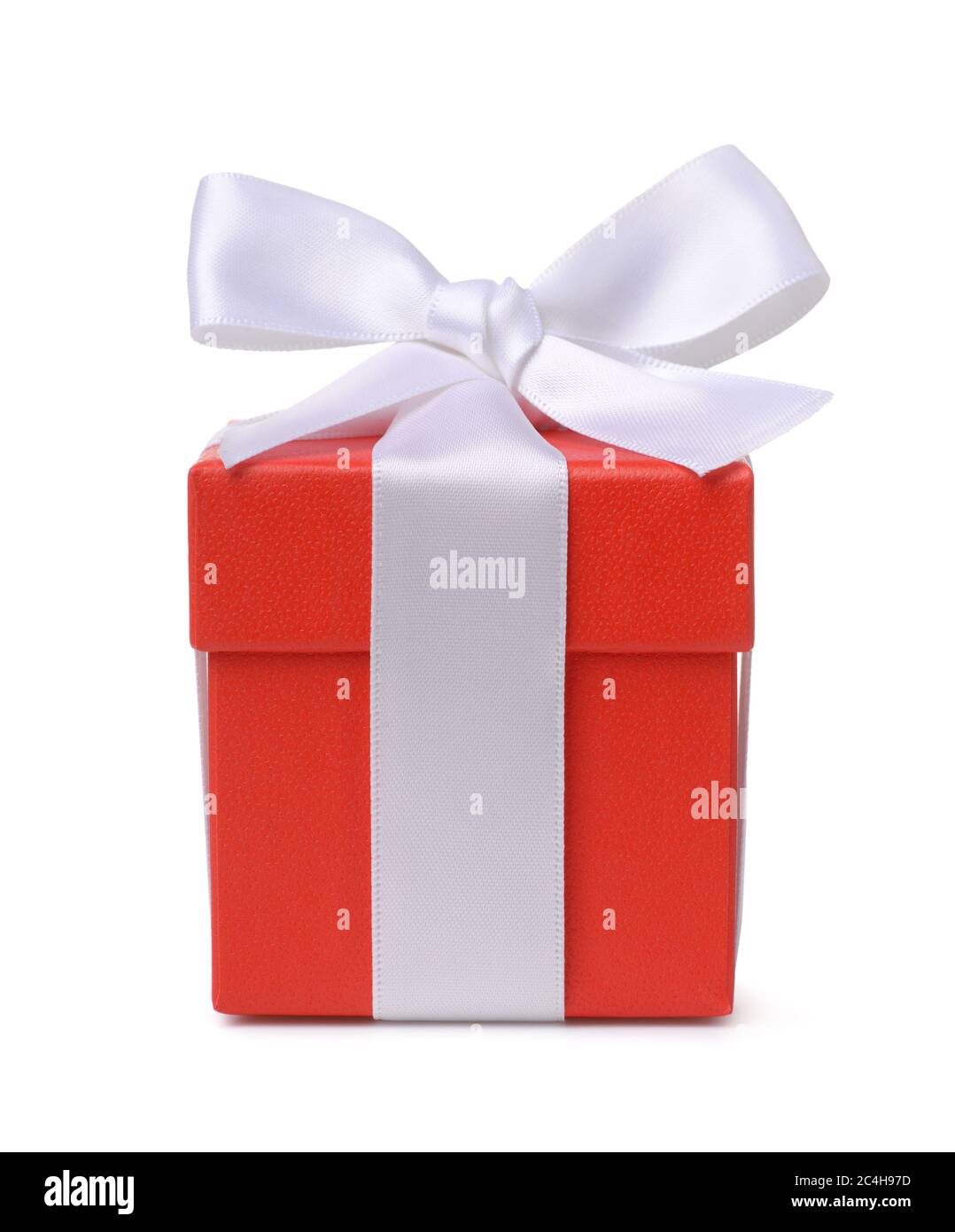 Red ribbon on box hi-res stock photography and images - Alamy