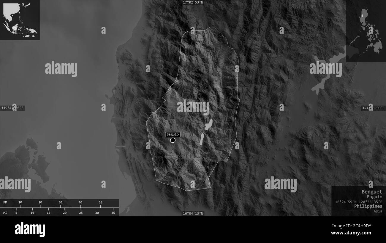 Benguet map hi-res stock photography and images - Alamy