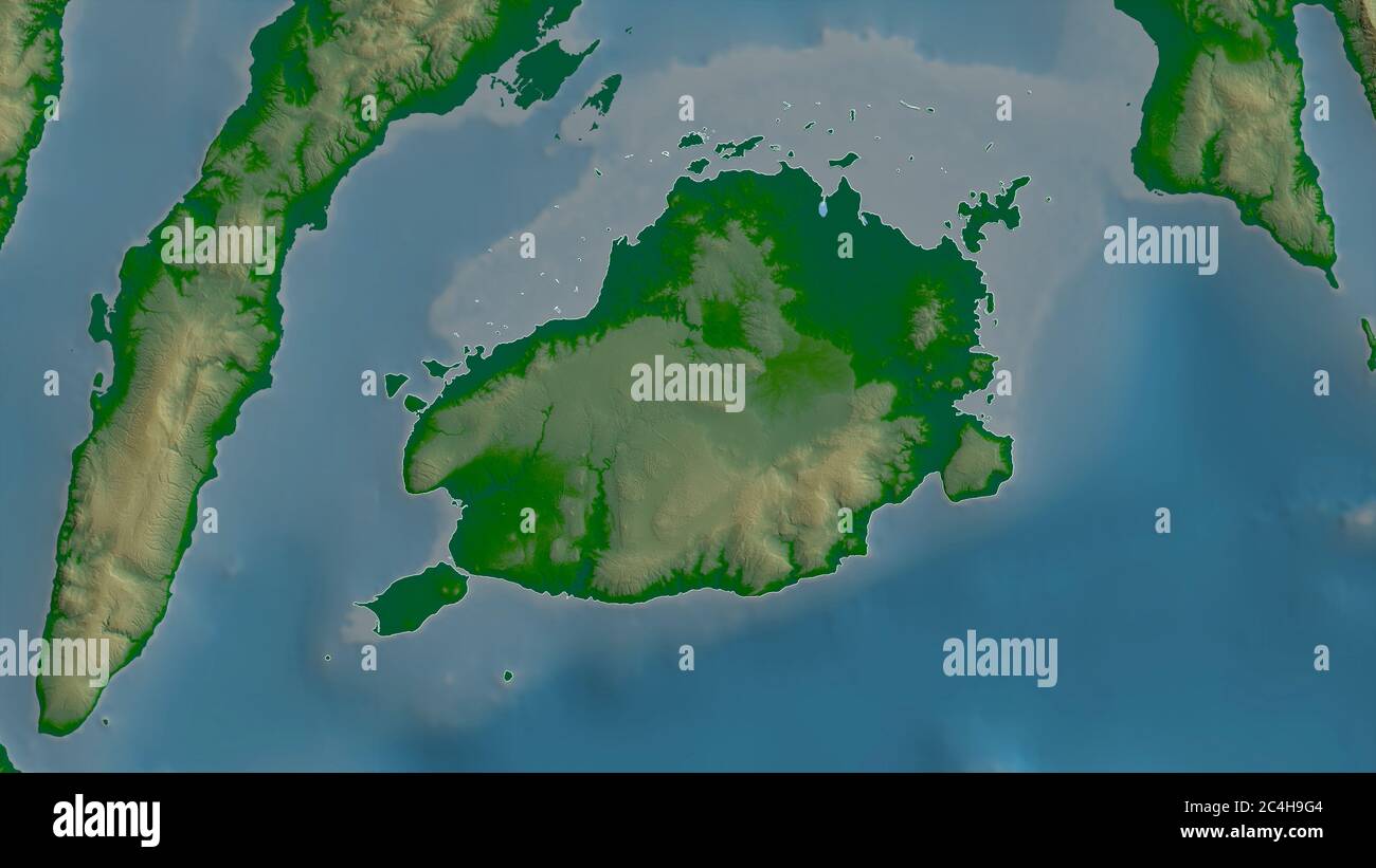 Bohol map hi-res stock photography and images - Alamy