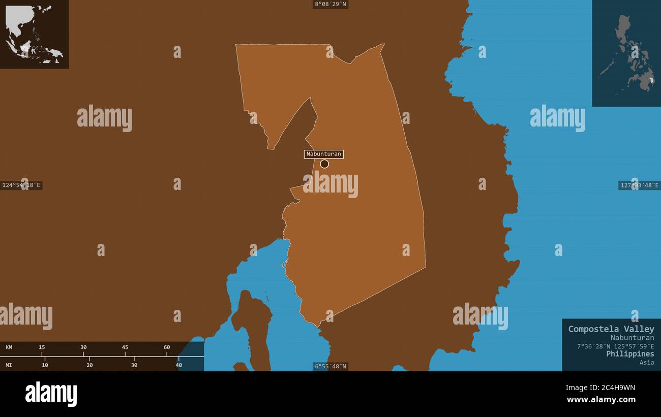 Map of compostela valley hi-res stock photography and images - Alamy