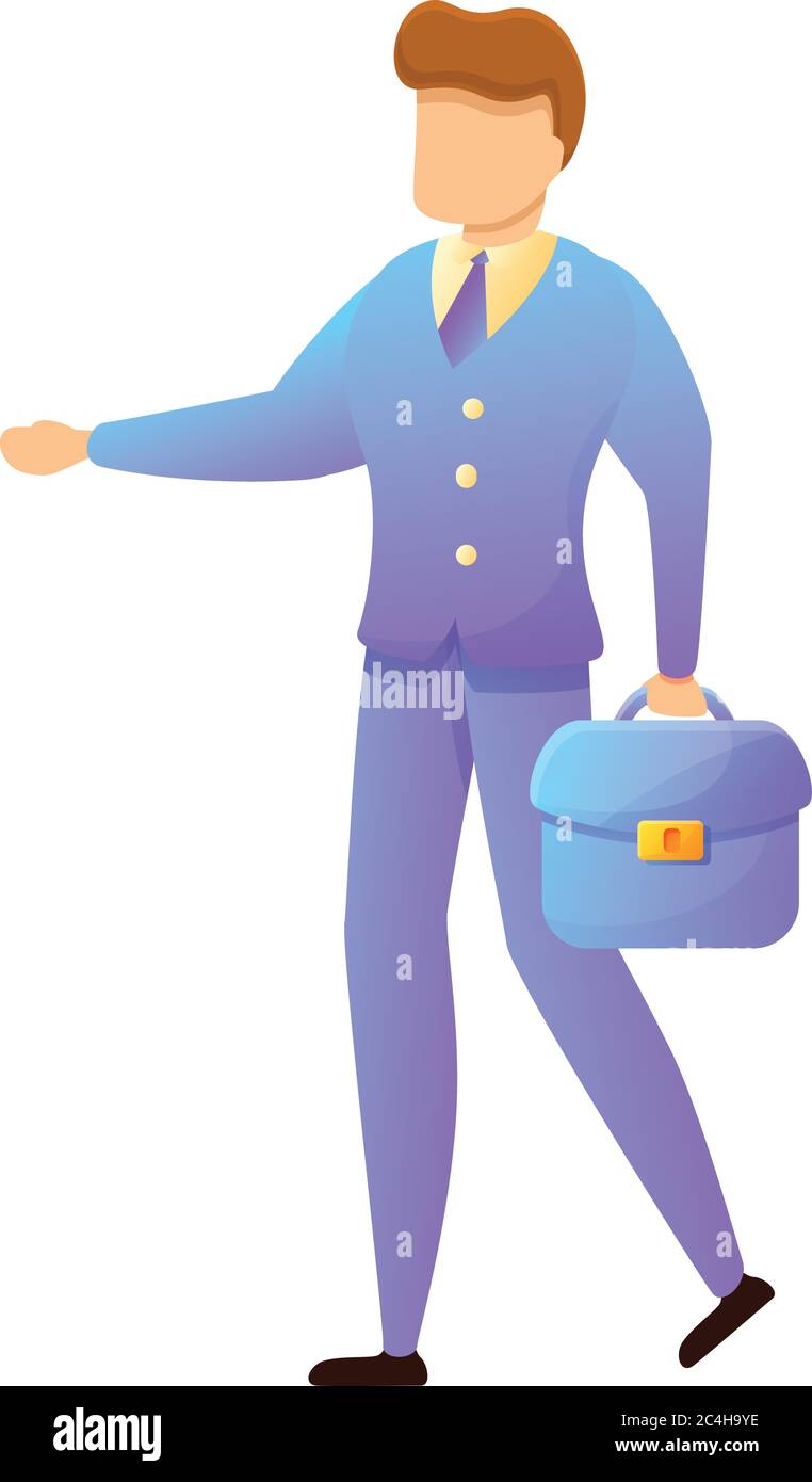 Modern office manager icon. Cartoon of modern office manager vector ...