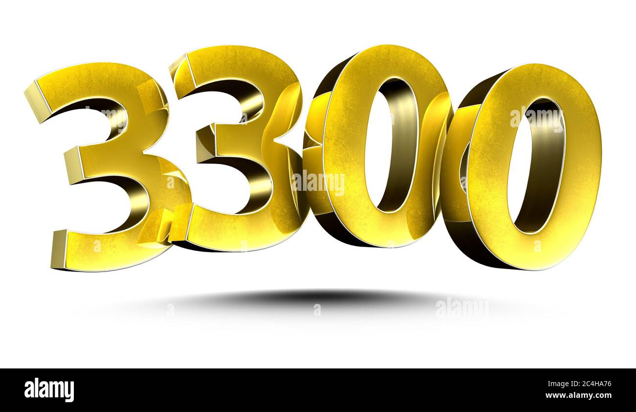 Number 3300 Cut Out Stock Images & Pictures - Alamy