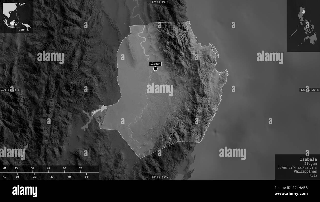 Isabela outline map hi-res stock photography and images - Alamy