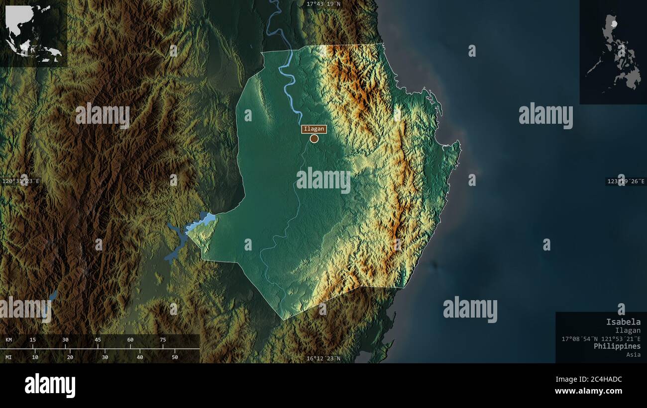 Isabela outline map hi-res stock photography and images - Alamy