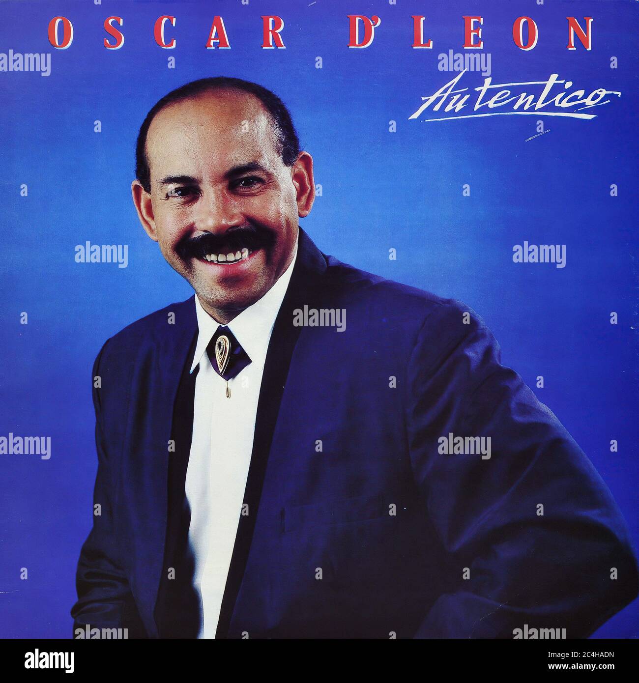 Oscar De Leon Autentico 12'' Lp Vinyl - Vintage Record Cover Stock ...