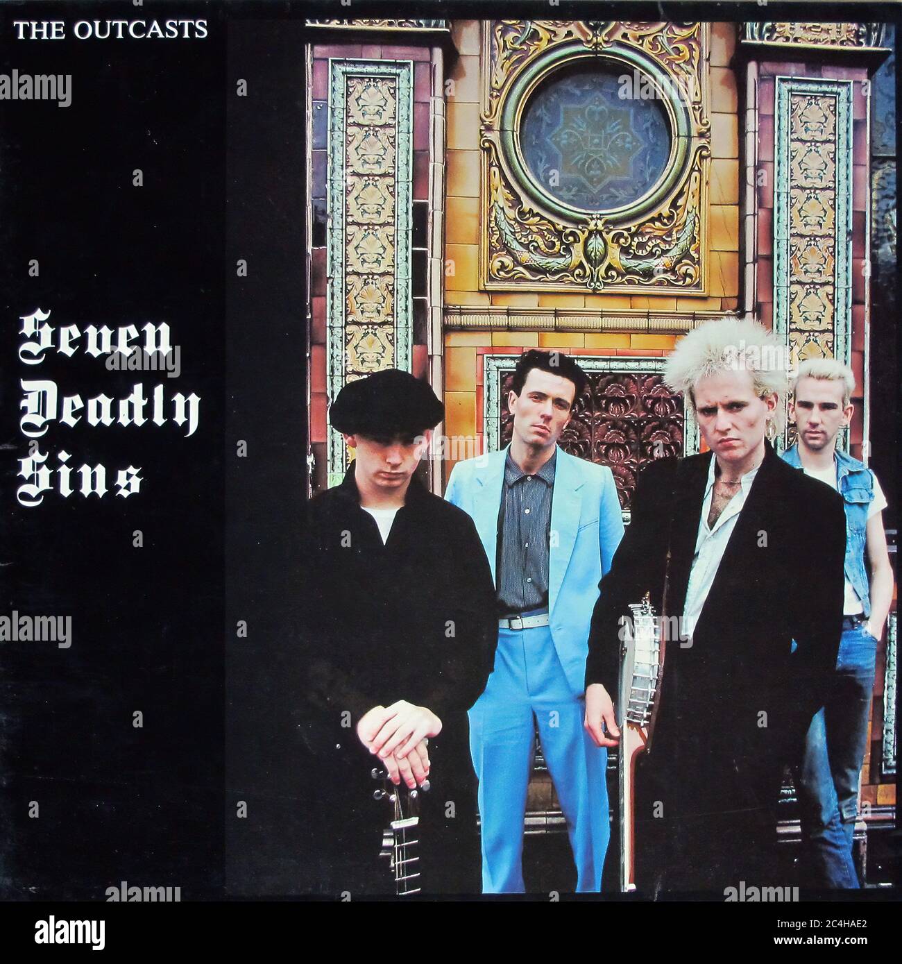 Outcasts Seven Deadly Sins 12'' Lp Vinyl - Vintage Record Cover Stock ...