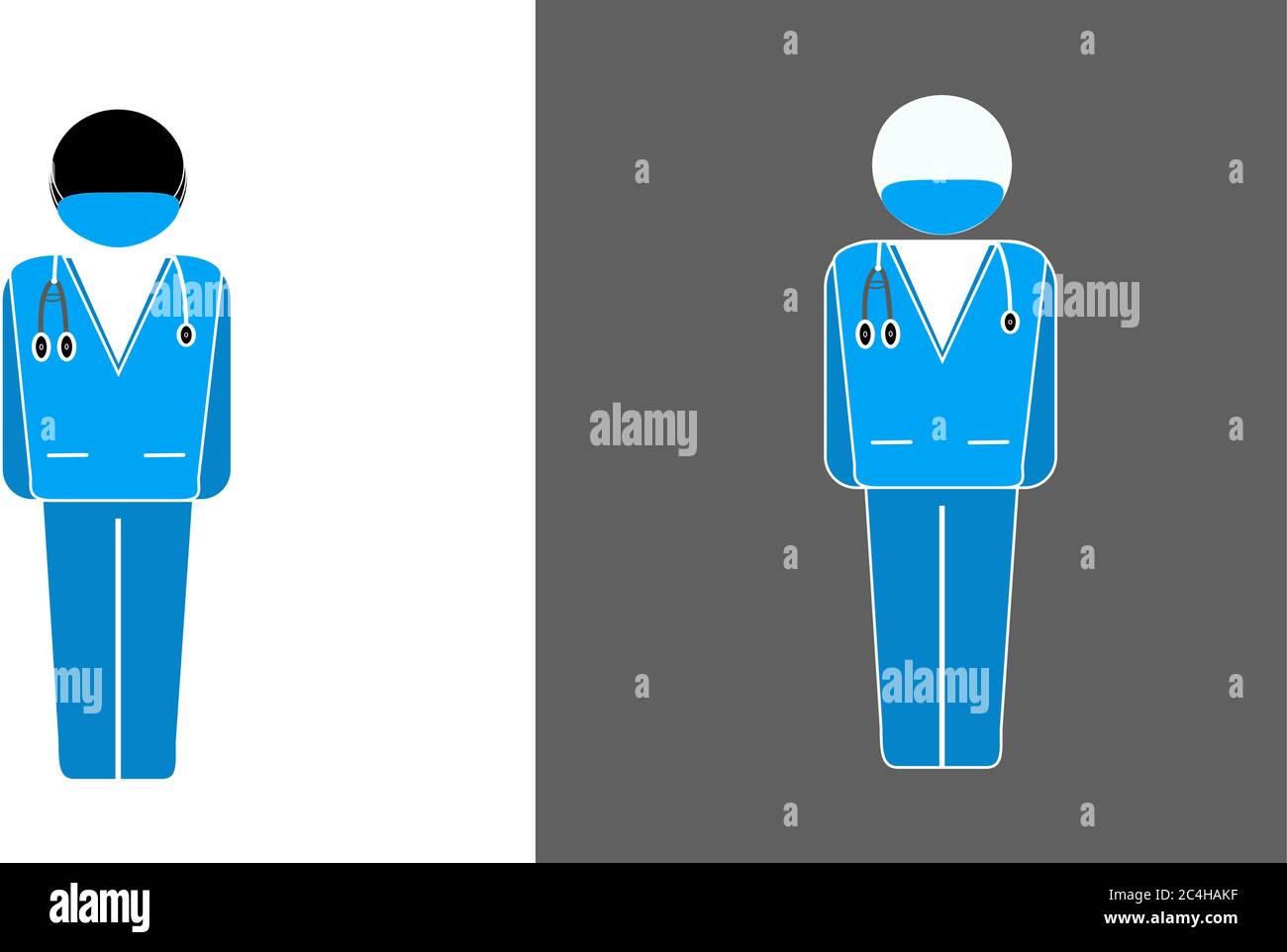 Hospital doctor icon outline Stock Vector Images - Alamy
