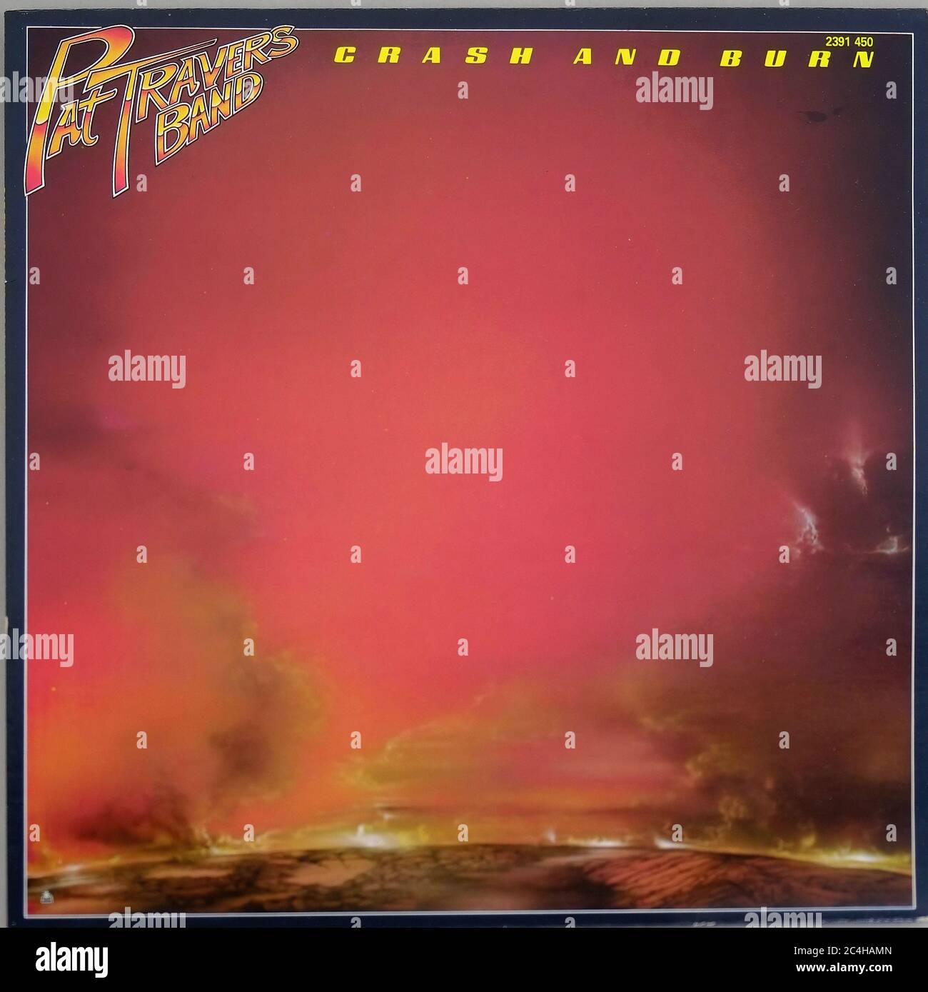 Pat Travers Crash and Burn 12'' Lp Album Vinyl - Vintage Record Cover ...