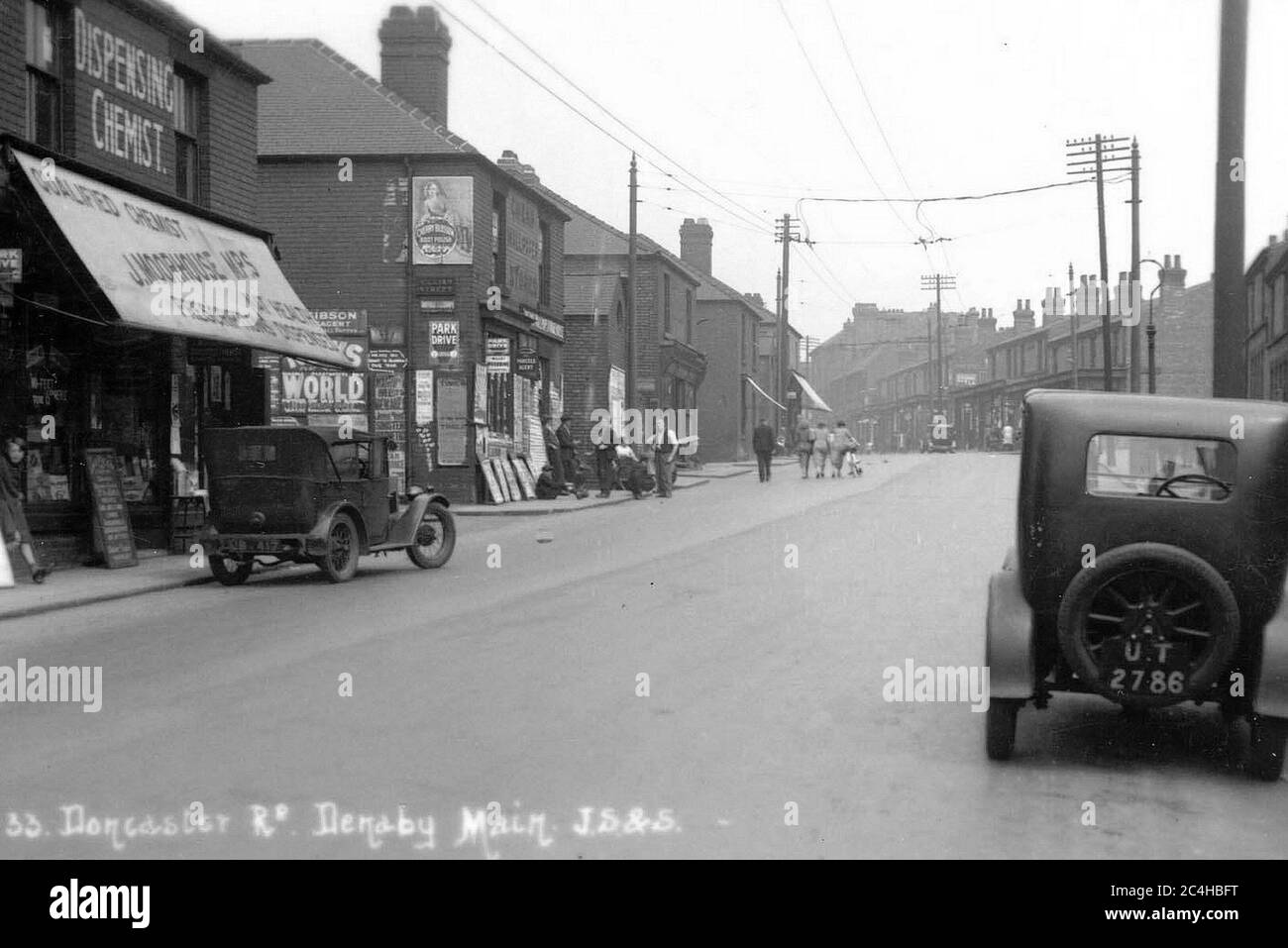 DONCASTER ROAD DENABY MAIN Stock Photo - Alamy