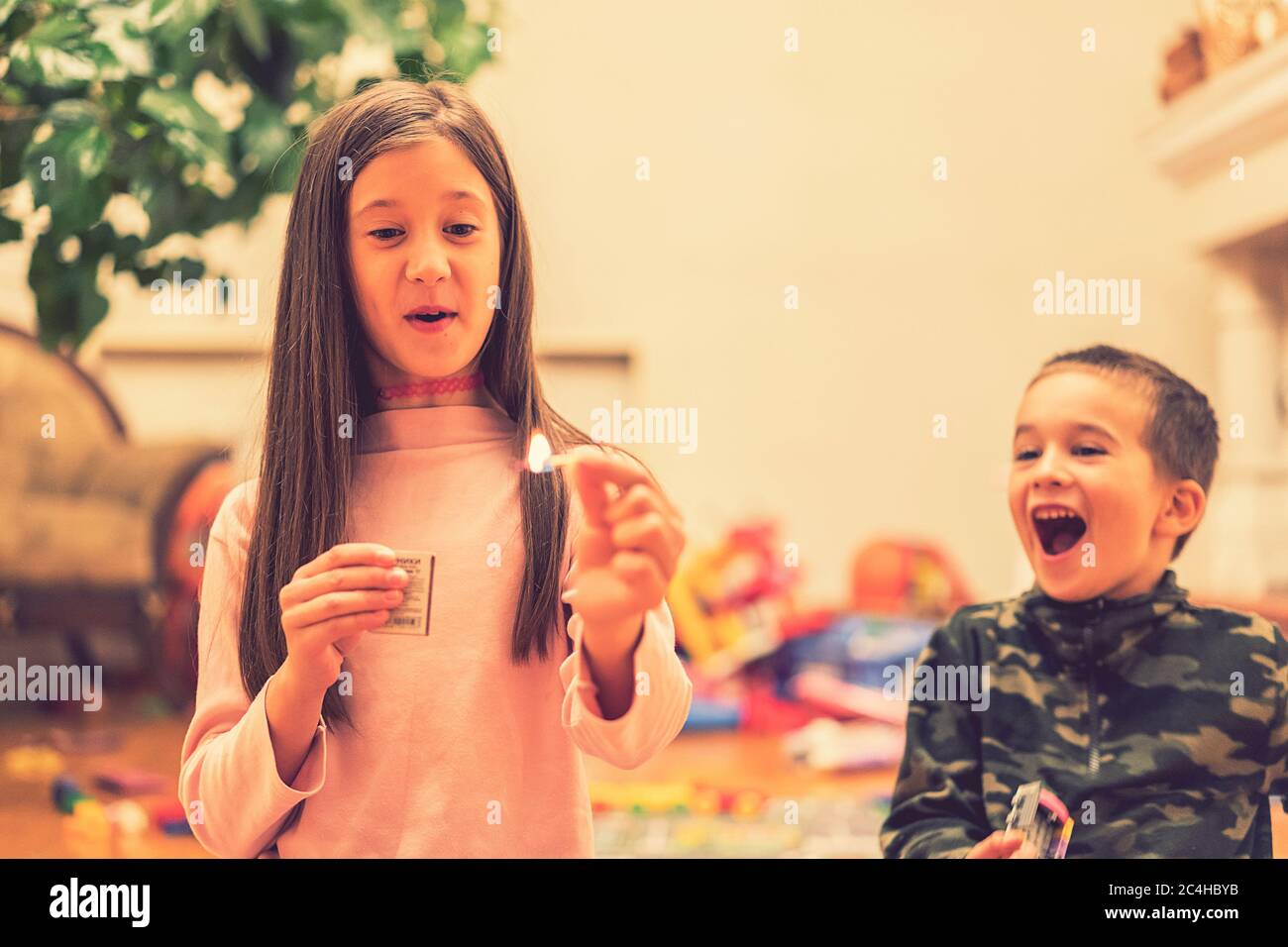 Children Playing With Fire High Resolution Stock Photography and Images ...