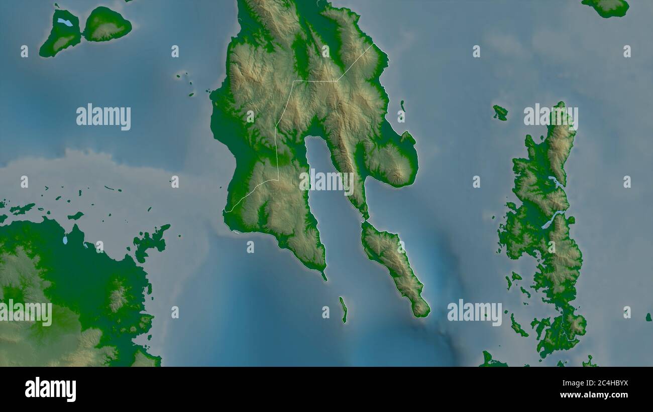 Southern leyte map hi-res stock photography and images - Alamy