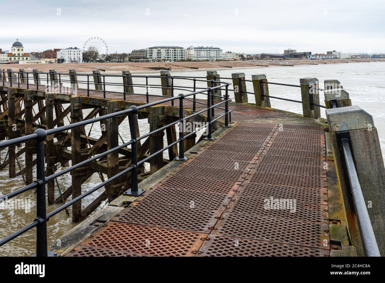 Worthing Pier (1862) is a Victorian pleasure pier, designed by Sir ...