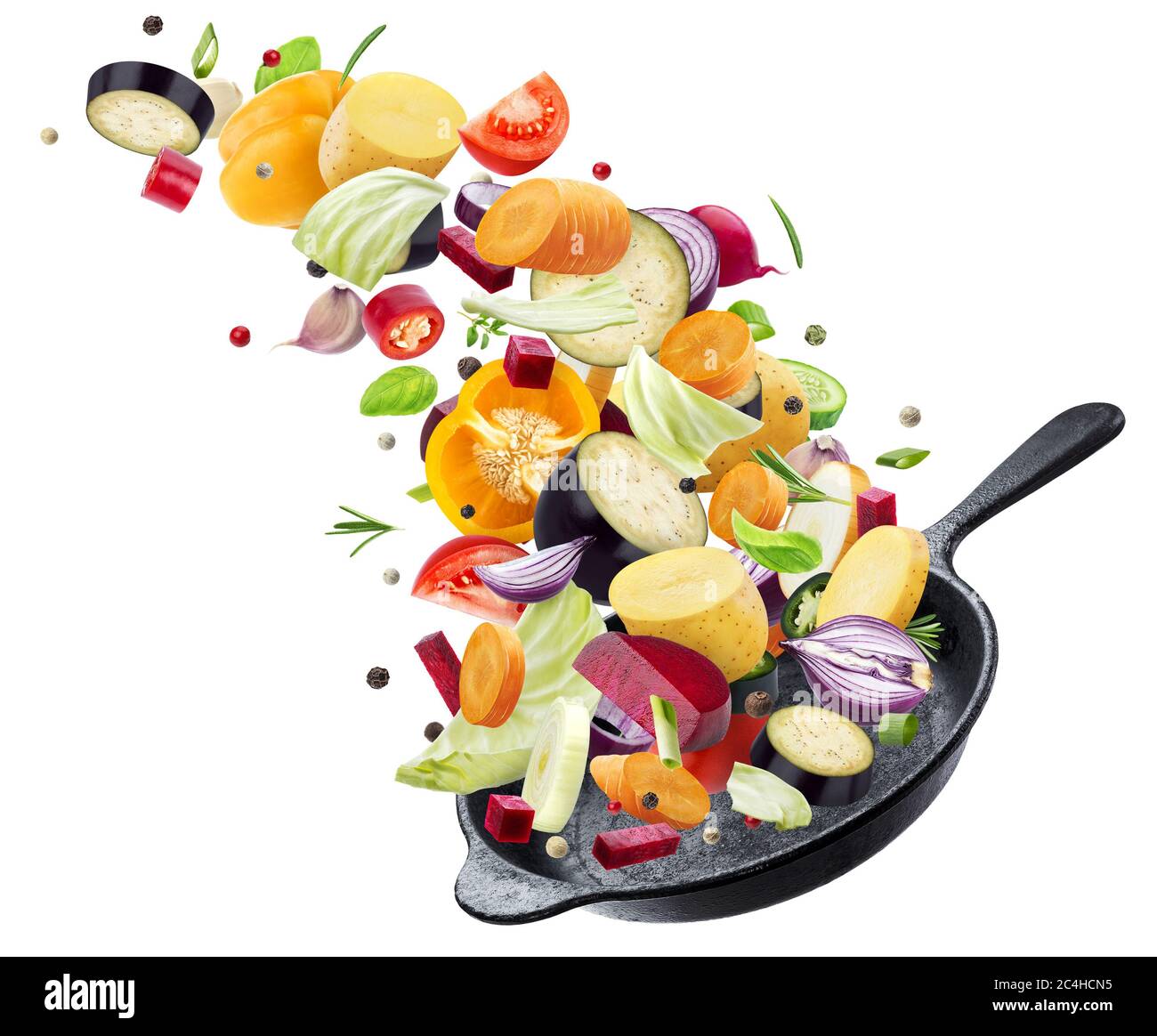 Spice explosion Cut Out Stock Images & Pictures - Alamy
