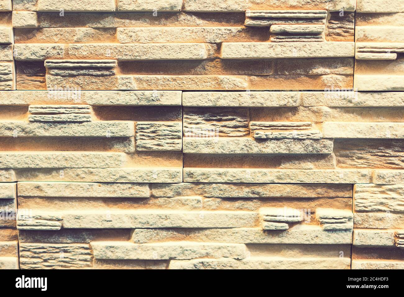 Stacked stone wall, natural stone cladding. Stone wall for background ...