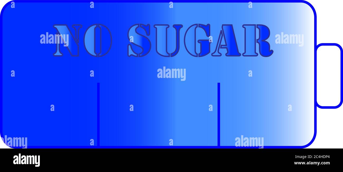 Zero sugar sticker hi-res stock photography and images - Alamy