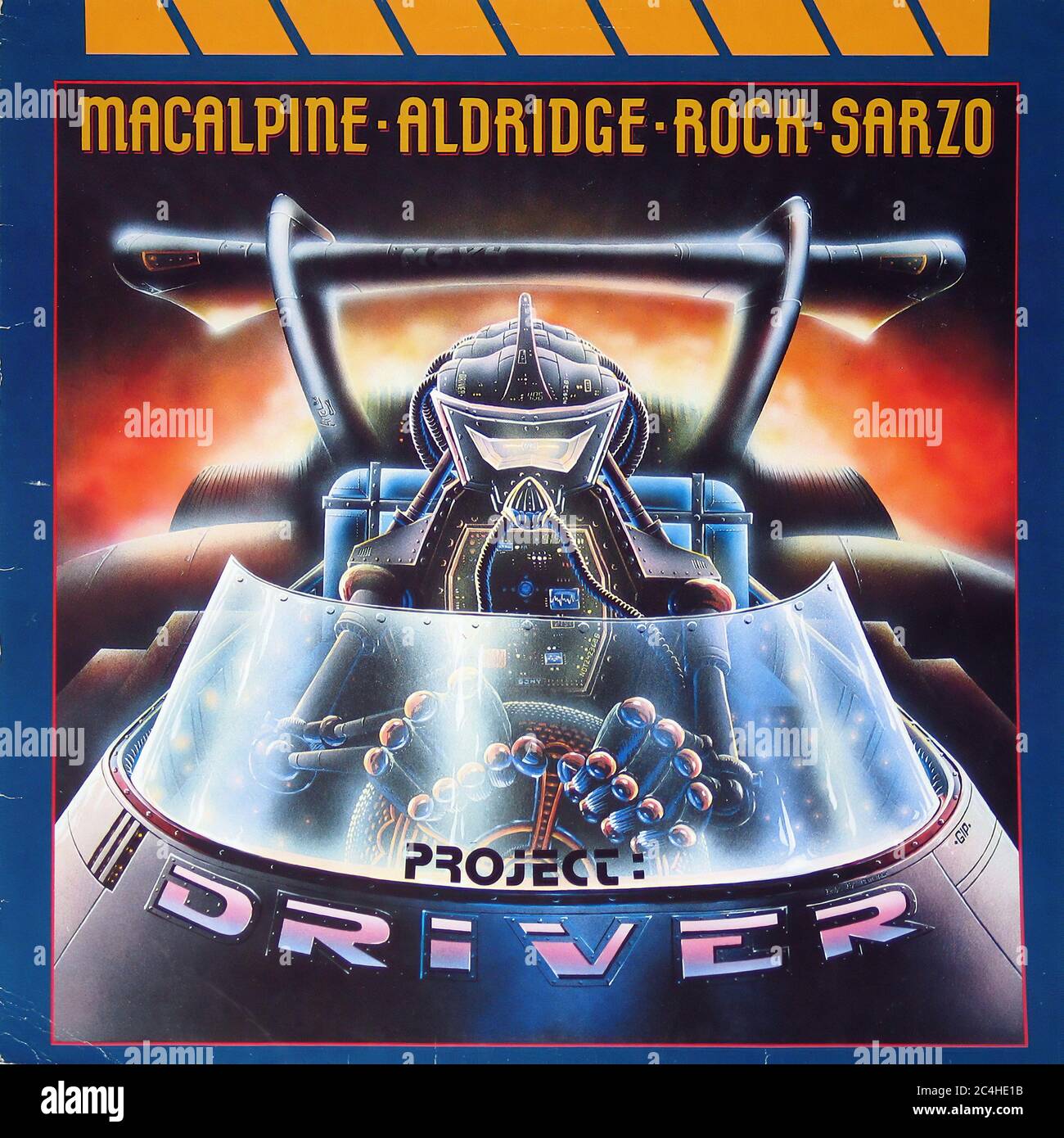 M.a.R.S Project Driver 12'' Vinyl Lp - Vintage Cover Stock Photo - Alamy