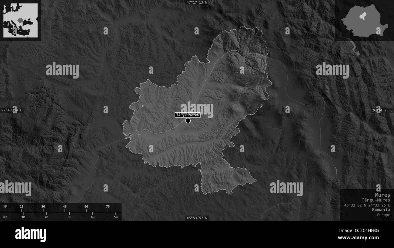 Mures romania europe map hi-res stock photography and images - Alamy