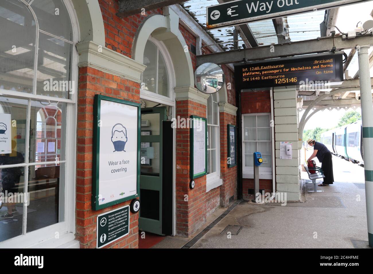 Eastbourne railway station hi-res stock photography and images - Alamy