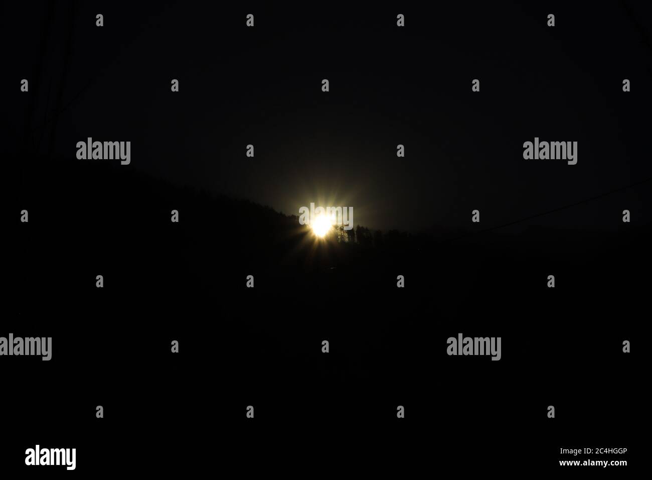 Lens Flare ,Sun Flare on black background object design focus on ...