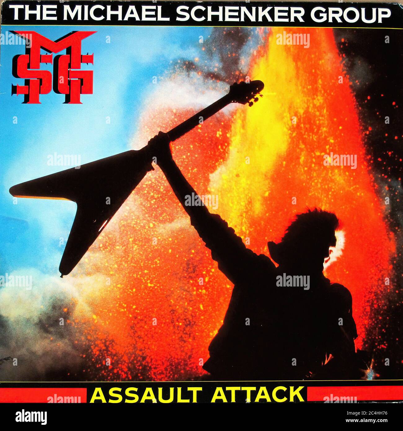 Msg Michael Schenker Group Assault Attack 12'' Lp Vinyl - Vintage Cover ...